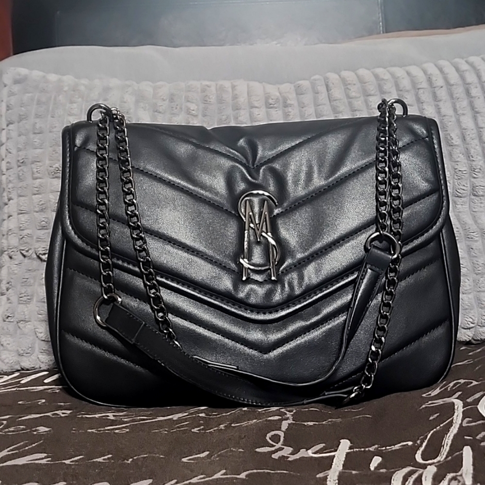 Faux Leather Purse - Gem